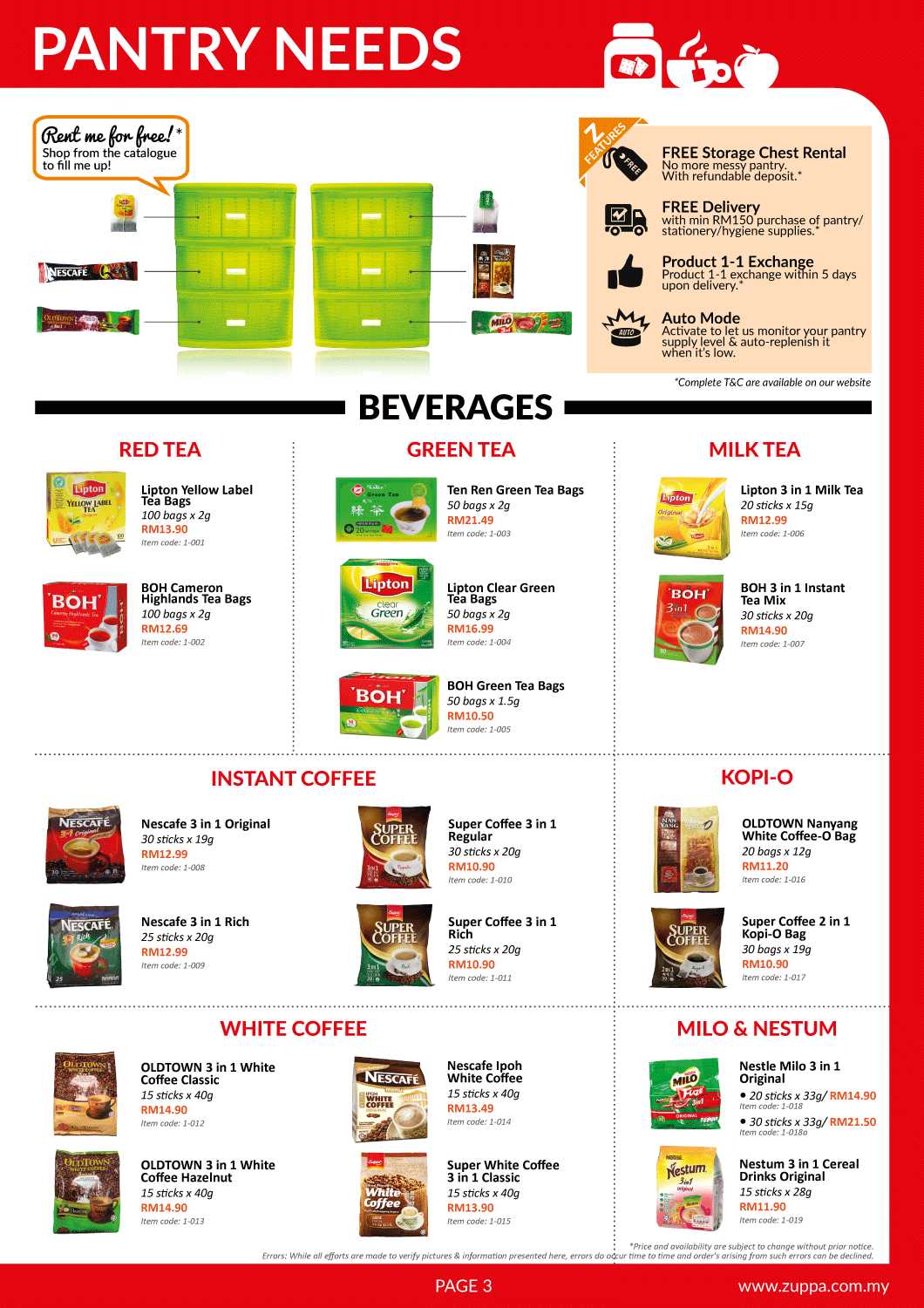 pantry_p1 | Zuppa Malaysia - Office pantry supplies, healthy snacks ...