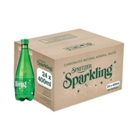 Spritzer Sparkling Mineral Water 400ml x 24 | ZuppaMarket