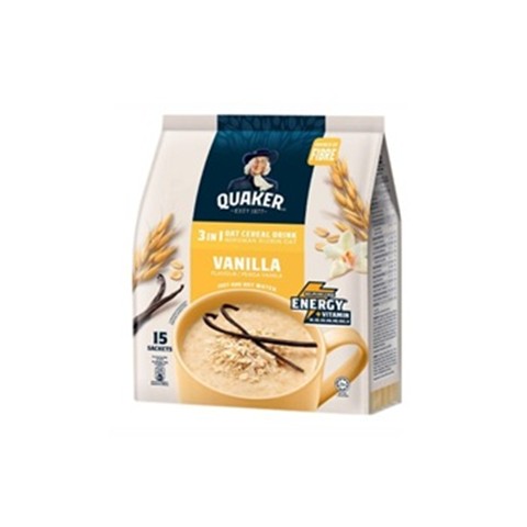 Quaker 3in1 Vanilla 15s x 28g | ZuppaMarket