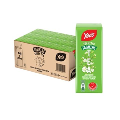 Yeo's Jasmine Green Tea Packet Drinks 24pkt x 250ml | ZuppaMarket