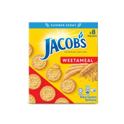 Jacob's Weetameal Wheat Crackers Multipack 502g (18 Convi Packs ...