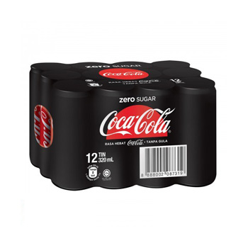 Coca-Cola Zero Can 12s x 320ml | ZuppaMarket