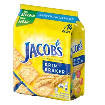 Jacob's Original Cream Crackers Multipack 504g (14 Convi Packs ...