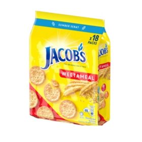 Jacob's Weetameal Wheat Crackers Multipack 502g (18 Convi Packs ...